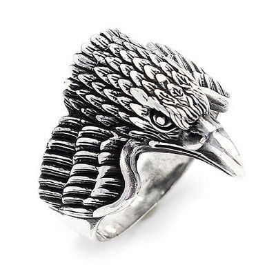 Sterling Silver Falcon Ring